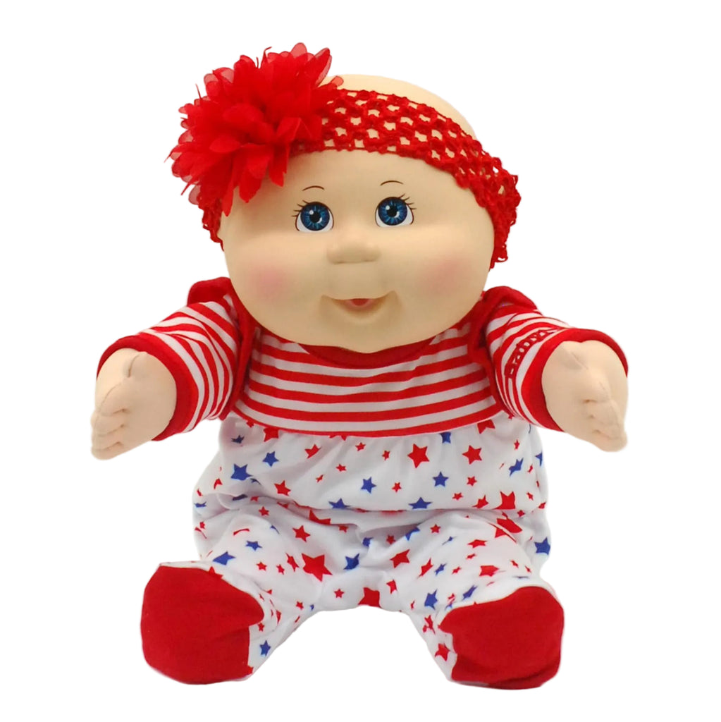 CPW1079-Red, White & Blue w/Stars Sleeper Cabbage Patch Kids