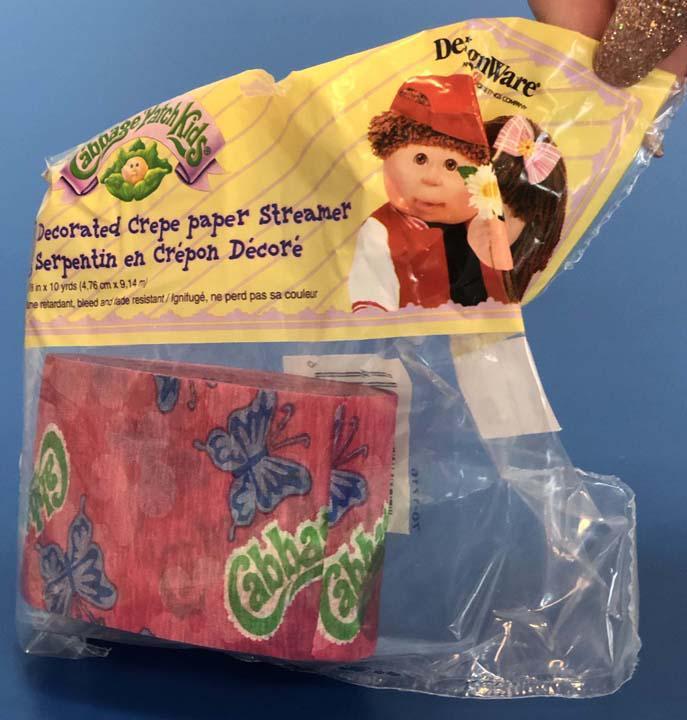 CPK Party Crepe Streamers Cabbage Patch Kids