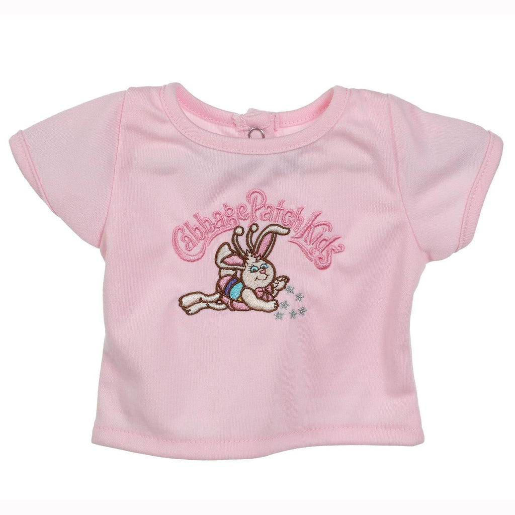 BLC C Sgw Shirt Solid Pink BunnyBee Fits 17" & 20" Cabbage Patch Kids